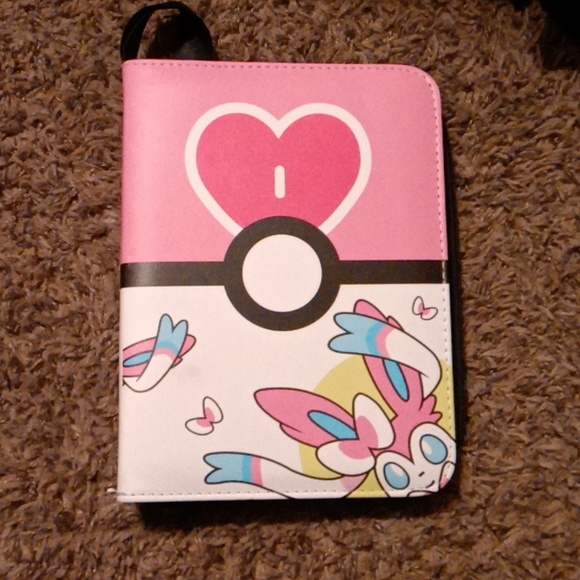 Source Unknown | Toys | Pokemon Sylveon Card Binder New | Poshmark